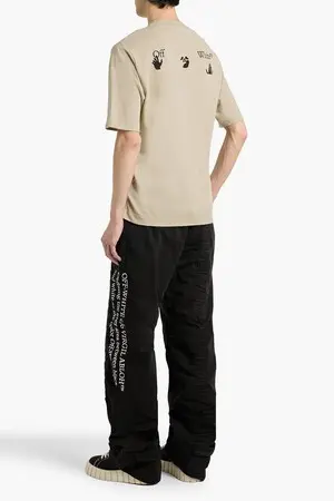 Off-White Printed Cotton Ripstop Cargo Pants