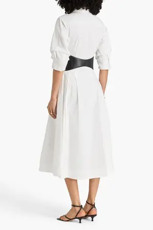 Simkhai Olson Belted Midi Shirt Dress