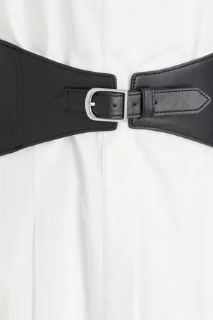 Simkhai Olson Belted Midi Shirt Dress