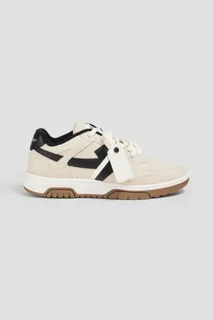 Off-white Trimmed Sneakers For Men