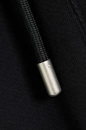 Off-White Embroidered Cottonjersey Sweatpants - Black