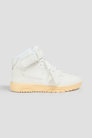 Off-white Velcroed Sneakers For Women