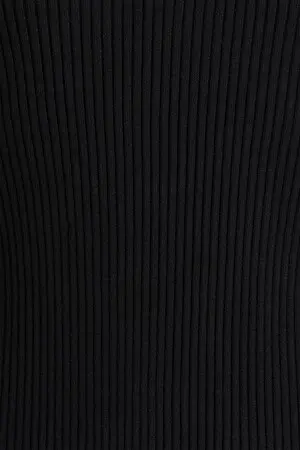 Simkhai Livana Ribbed Polo Sweater
