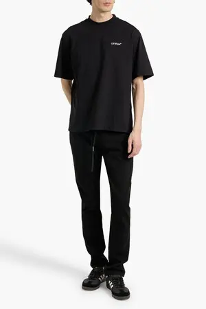 Off-White Printed Cottonjersey Tshirt - Black