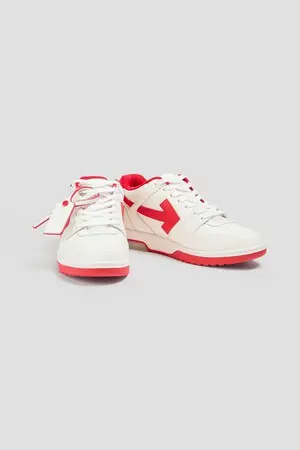 Off-White Out Of Office Leather Sneakers - Ivory
