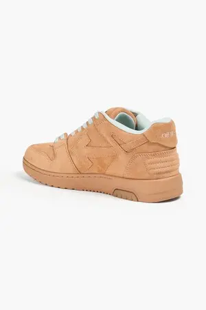 Off-White Out Of Office Suede Sneakers - Camel