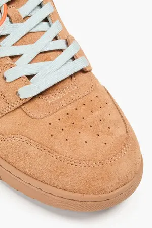 Off-White Out Of Office Suede Sneakers - Camel