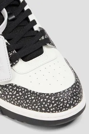 Off-White Out Of Office Textured Leather Sneakers
