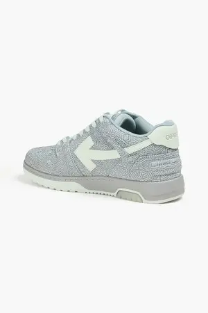 Off-White Out Of Office Textured Suede Sneakers
