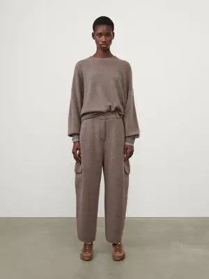 LISA YANG Azaria Cashmere Trousers - Brown