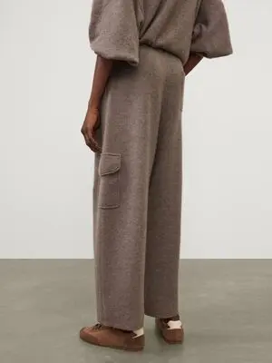 LISA YANG Azaria Cashmere Trousers - Brown