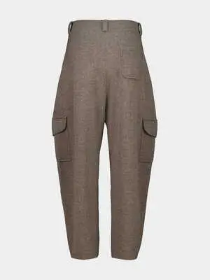 LISA YANG Azaria Cashmere Trousers - Brown