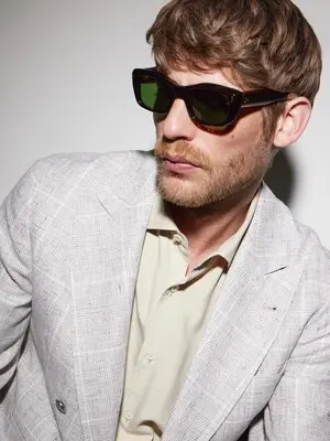 JACQUES MARIE MAGE Corniche Square-frame Sunglasses - Brown