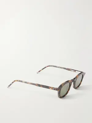 Thom Browne Round-frame Tortoiseshell Sunglasses - Brown