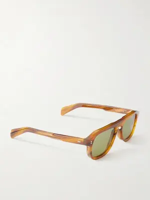 CUTLER AND GROSS Gr14 Aviator-style Sunglasses - Brown