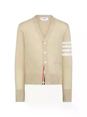 Thom Browne 4-bar V-neck Cardigan