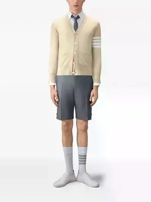 Thom Browne 4-bar V-neck Cardigan