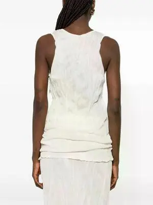 TOTEME Crinkled-texture Top - Neutrals