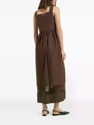 Max Mara Lace-panel Midi Dress