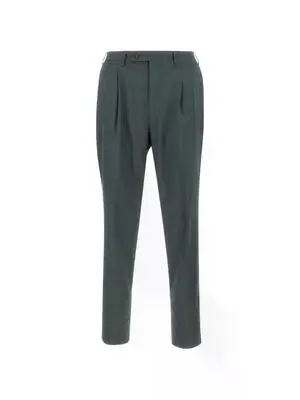 Corneliani Pleated Trousers - Green