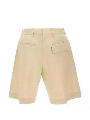 Paul Smith Double-pleated Shorts - Neutrals