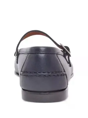 SEBAGO Buckle-strap Whipstitch Ballet Flats