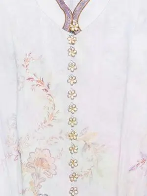 Zimmermann Luna Floral-print Linen Maxi Dress