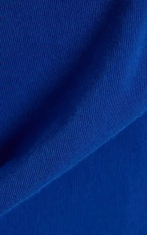 AGOLDE Adine Shrunken Cotton T-shirt - Blue