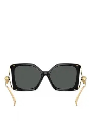 Versace Crystal-embellished Square Sunglasses