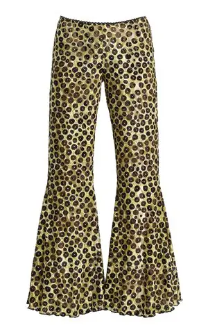 SIEDRES Jeslynn Cheetah Flared Pants - Multi