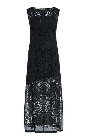 ALL THAT REMAINS All That Remains Maya Cotton Lace Midi Dress