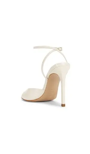 Schutz Arlette Stiletto Heel Sandals - White