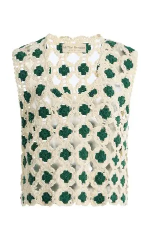 ALL THAT REMAINS Cris Cotton Crochet Top