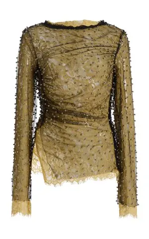 SIEDRES SIEDRÉS Faye Embellished Layered Top