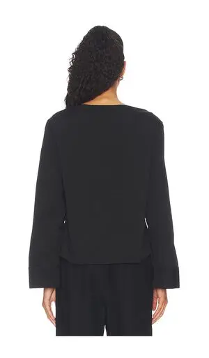 Theory Open Sleeve Boatneck Top