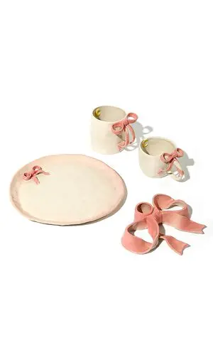 NOON & MOON Bowknot Dinner Plate