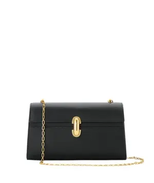 Savette The Symmetry Leather Pochette - Black