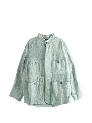 ZIGGY CHEN Linen Shirt Jacket