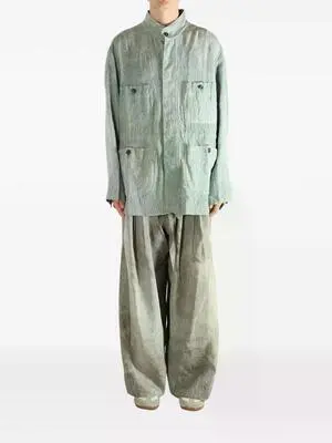 ZIGGY CHEN Linen Shirt Jacket