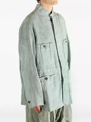 ZIGGY CHEN Linen Shirt Jacket