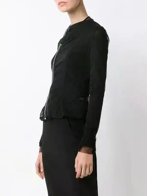 Rick Owens Fitted Sheer Jacket