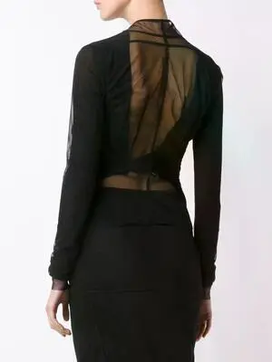 Rick Owens Fitted Sheer Jacket