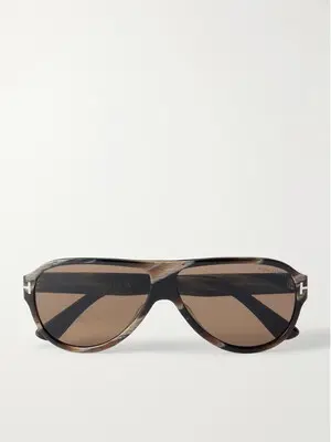 TOM FORD Samuele 02 Pilot Sunglasses - Brown