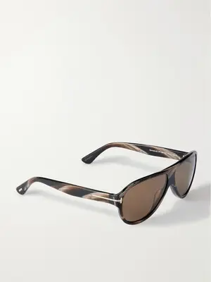 TOM FORD Samuele 02 Pilot Sunglasses - Brown