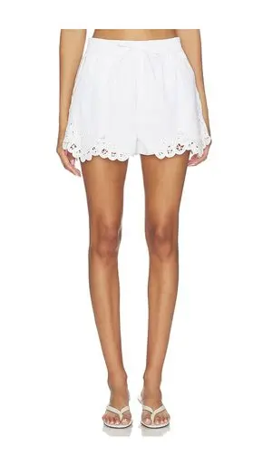 Veronica Beard Vilvaldi Short With Embroidery