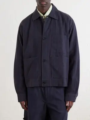 KARDO Bodhi Cotton-jacquard Jacket - Black