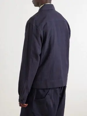 KARDO Bodhi Cotton-jacquard Jacket - Black