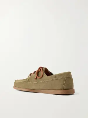 SEBAGO Askook Suede Boat Shoes - Green