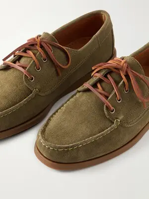 SEBAGO Askook Suede Boat Shoes - Green
