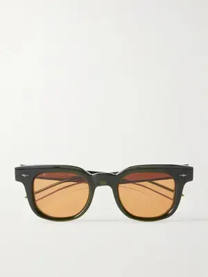 JACQUES MARIE MAGE Jax 2 Square-frame Sunglasses - Green